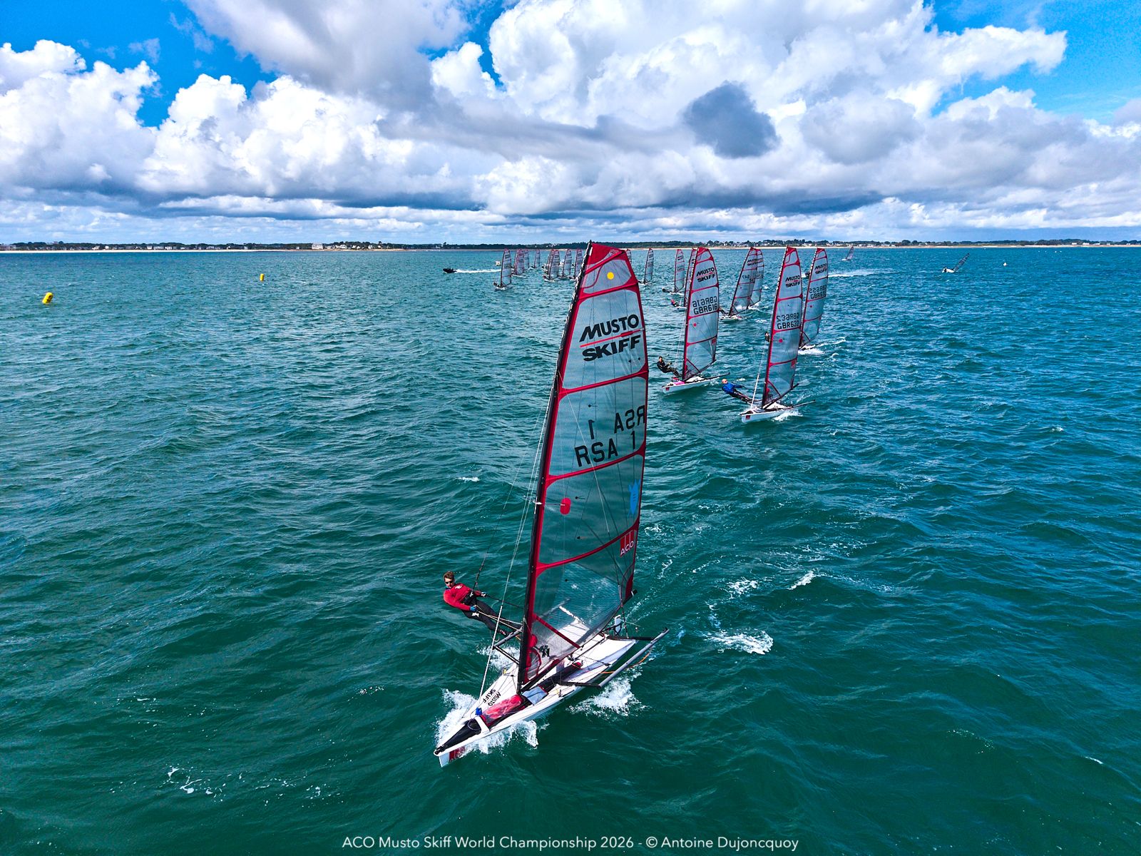 Report: ACO Musto Skiff World Championship 2026 - Day 1